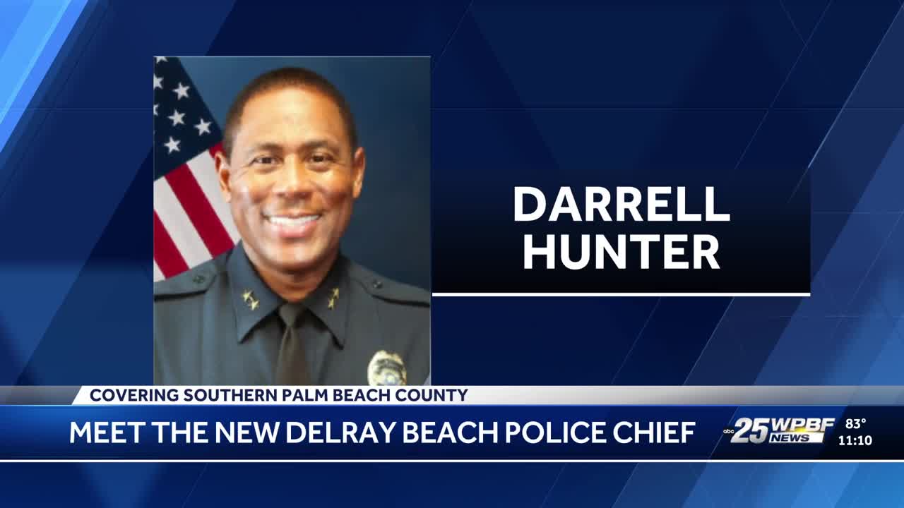 Darrell Hunter appointed as new police chief in Delray Beach