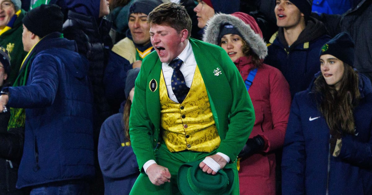 Look: Notre Dame Athletics unveils football-specific leprechaun logo