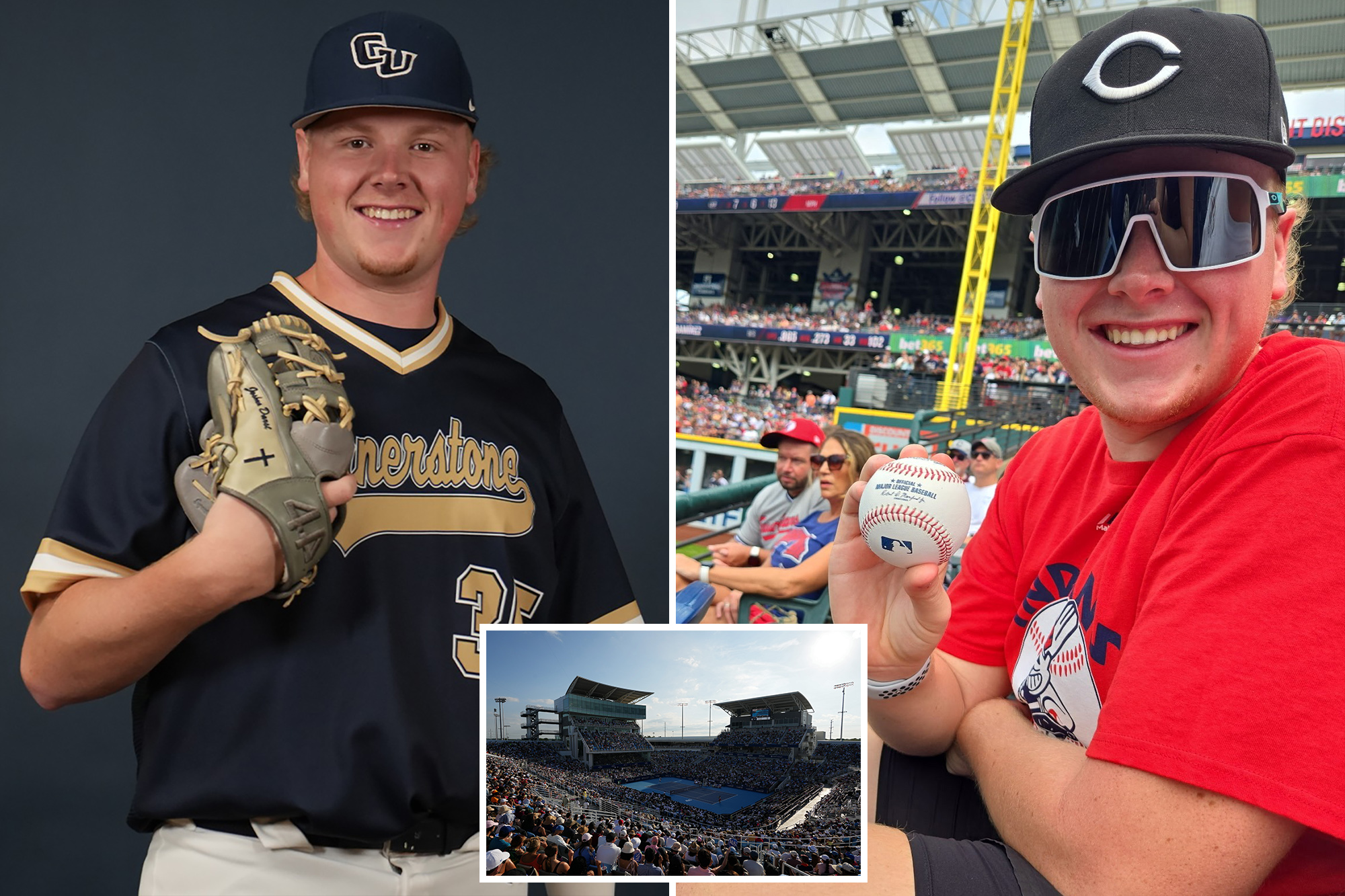 ‘Incredible’ college baseball player dies falling off motorized cart ...