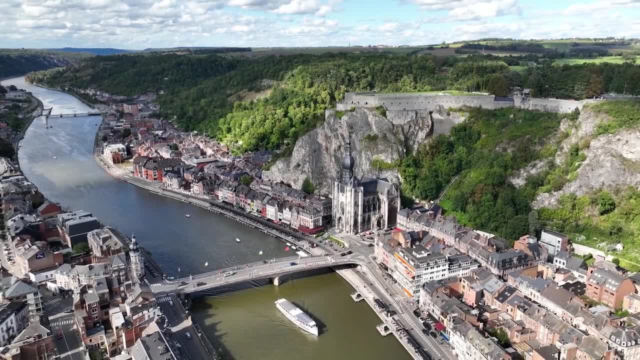Drone Footage of Namur: Stunning Views of Belgian Heritage