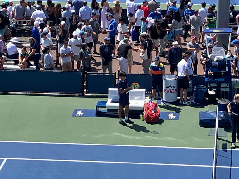 Forced to play US Open quals., N.J. tennis star Michael Zheng dominates ...
