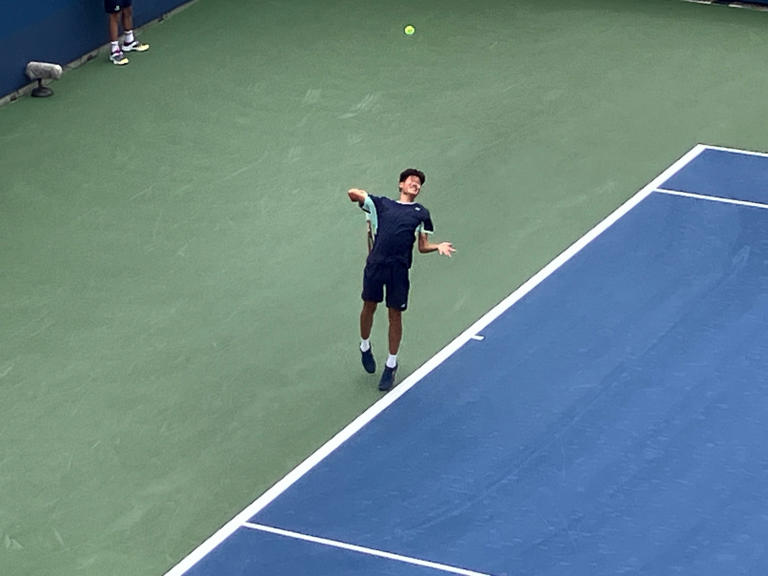 Forced to play US Open quals., N.J. tennis star Michael Zheng dominates ...