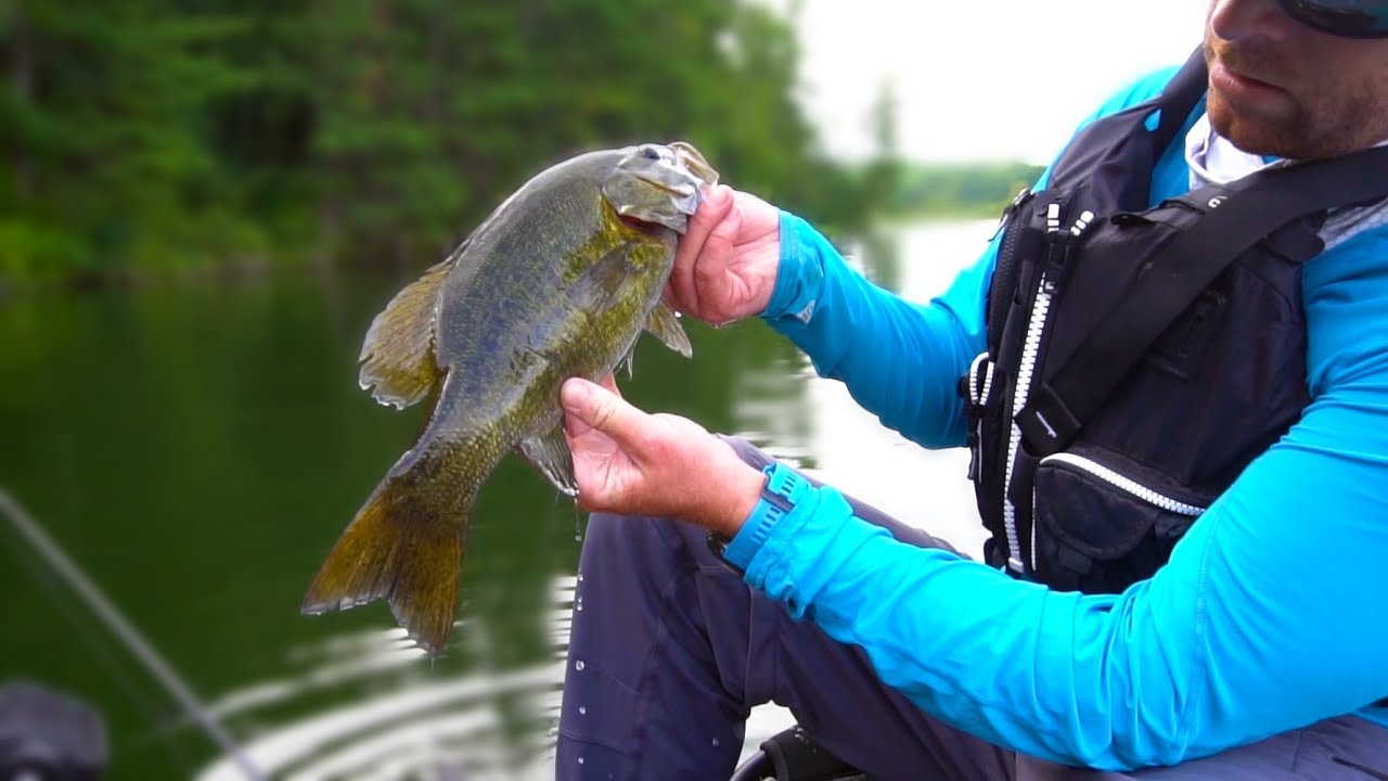 Monster Pike & Smallmouth Caught While Kayak Fishing a Vermont Pond