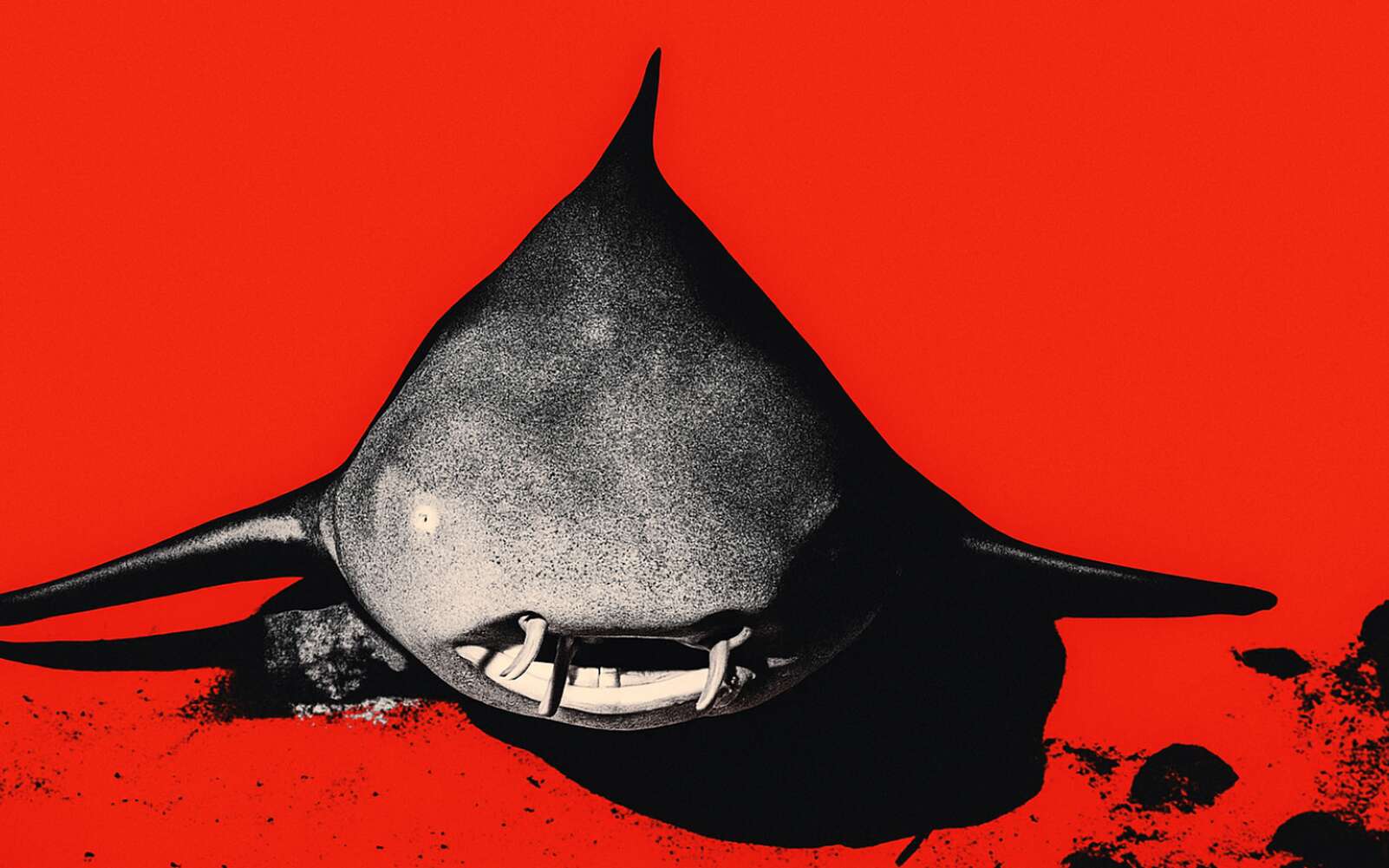 Un requin d’une couleur encore jamais vue et avec des yeux ...