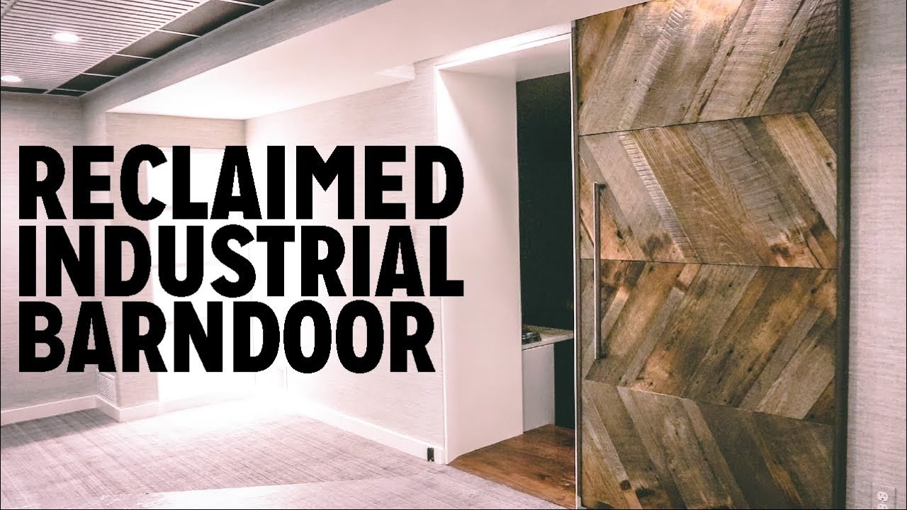 Easy DIY Industrial-Style Barn Door