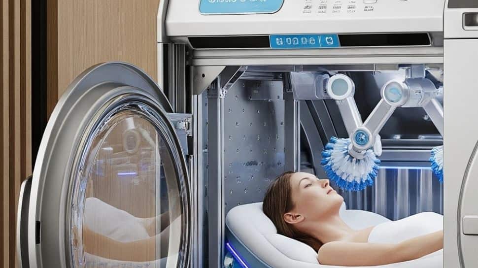 Forget Taking Showers! Japan Introduces Human Washing Machine, Bath And ...