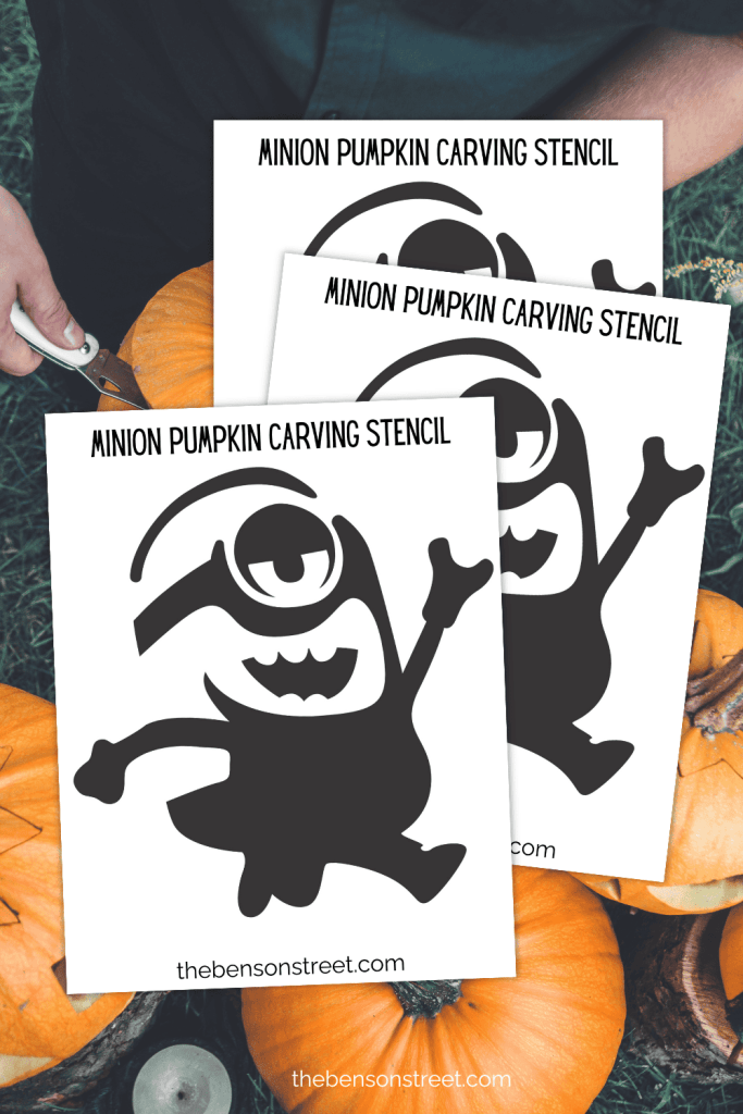 Free Minion Pumpkin Stencil Printable Carving Template