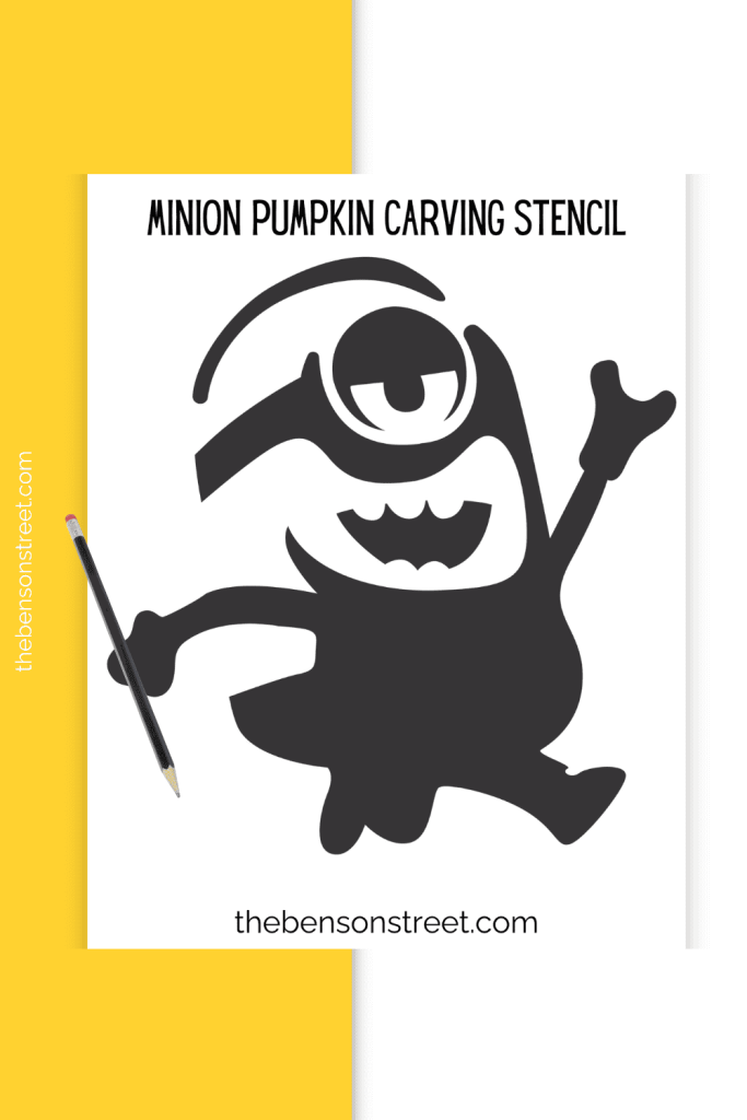 Free Minion Pumpkin Stencil Printable Carving Template