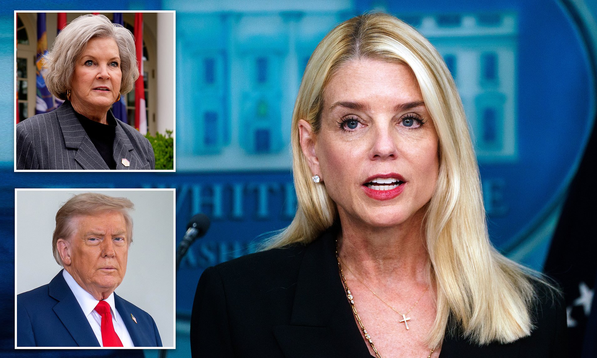 Trump's 'Ice Maiden' takes risk to protect 'blonde Barbie' Pam Bondi ...