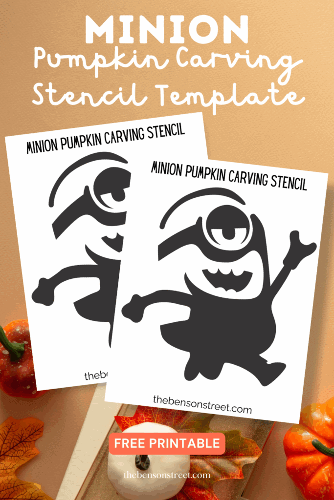 Free Minion Pumpkin Stencil Printable Carving Template