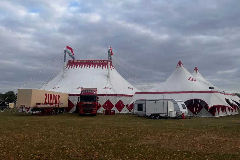 'Britain's largest family circus' spotted setting up in Leicester park