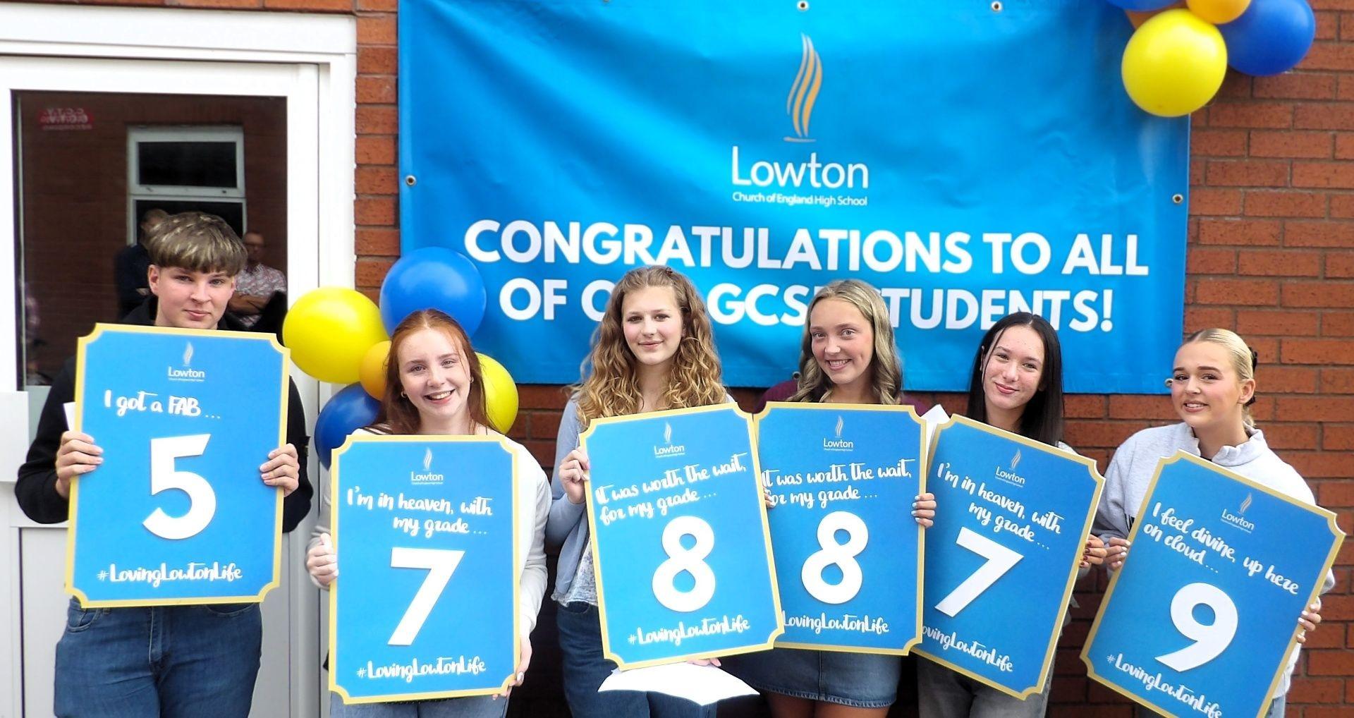 Great GCSE successes in 2025 at Lowton Church of England High School