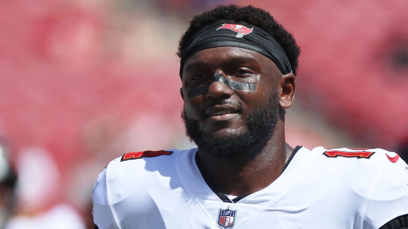 Chris Godwin Jr., Bucky Irving out for Buccaneers in Week 7