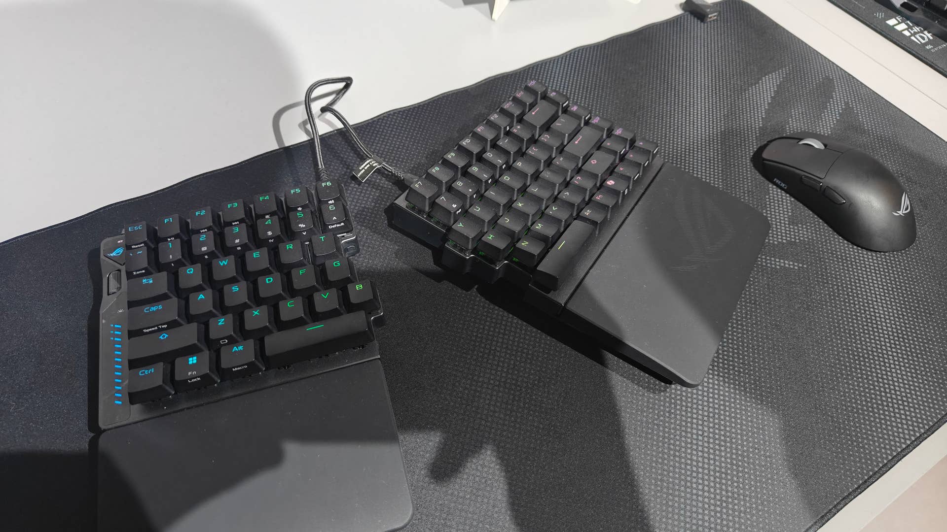 My favourite tech at Gamescom is this "falcon-shaped" split gaming keyboard