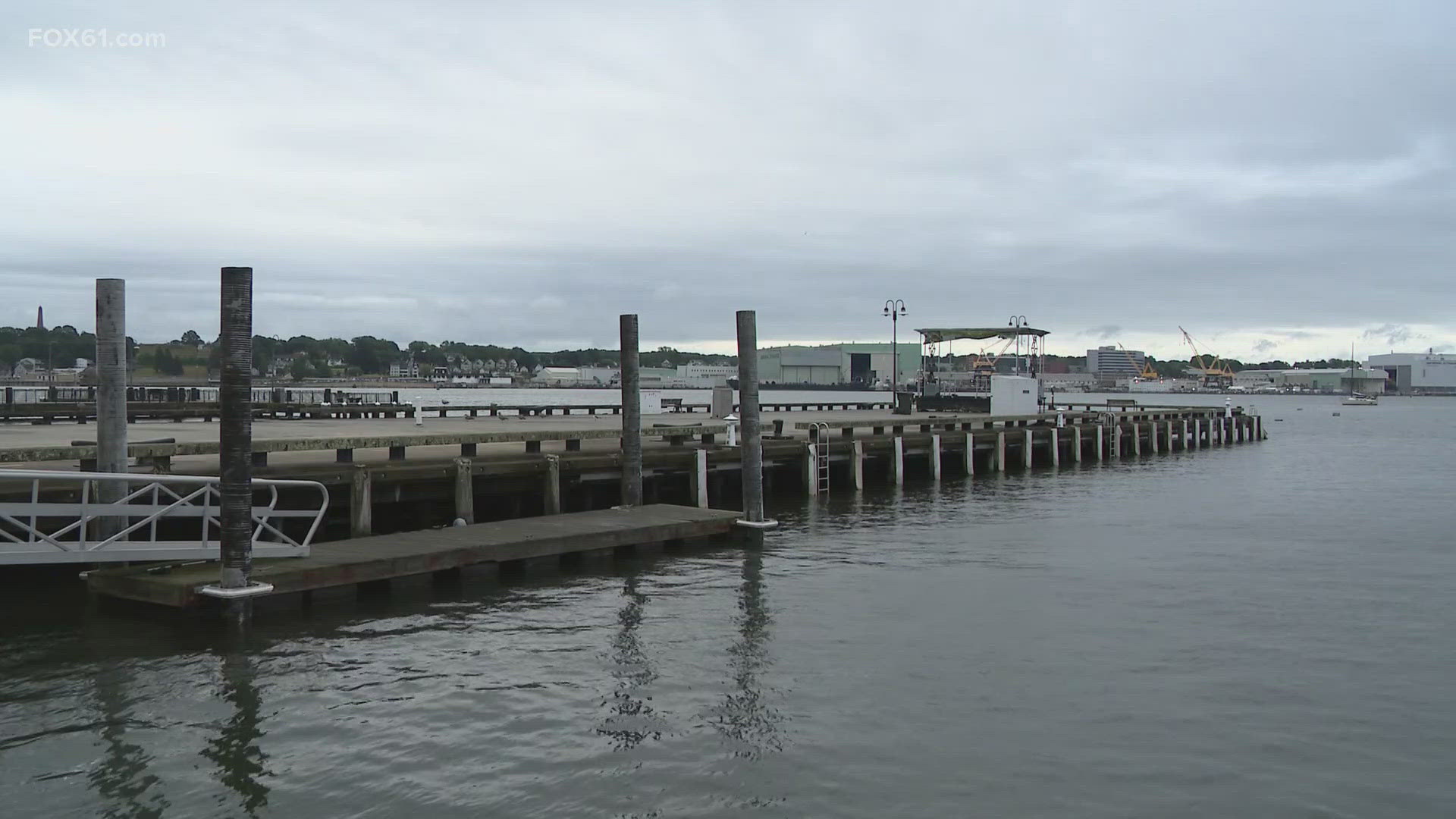 Hurricane Erin impacts ferries out of New London