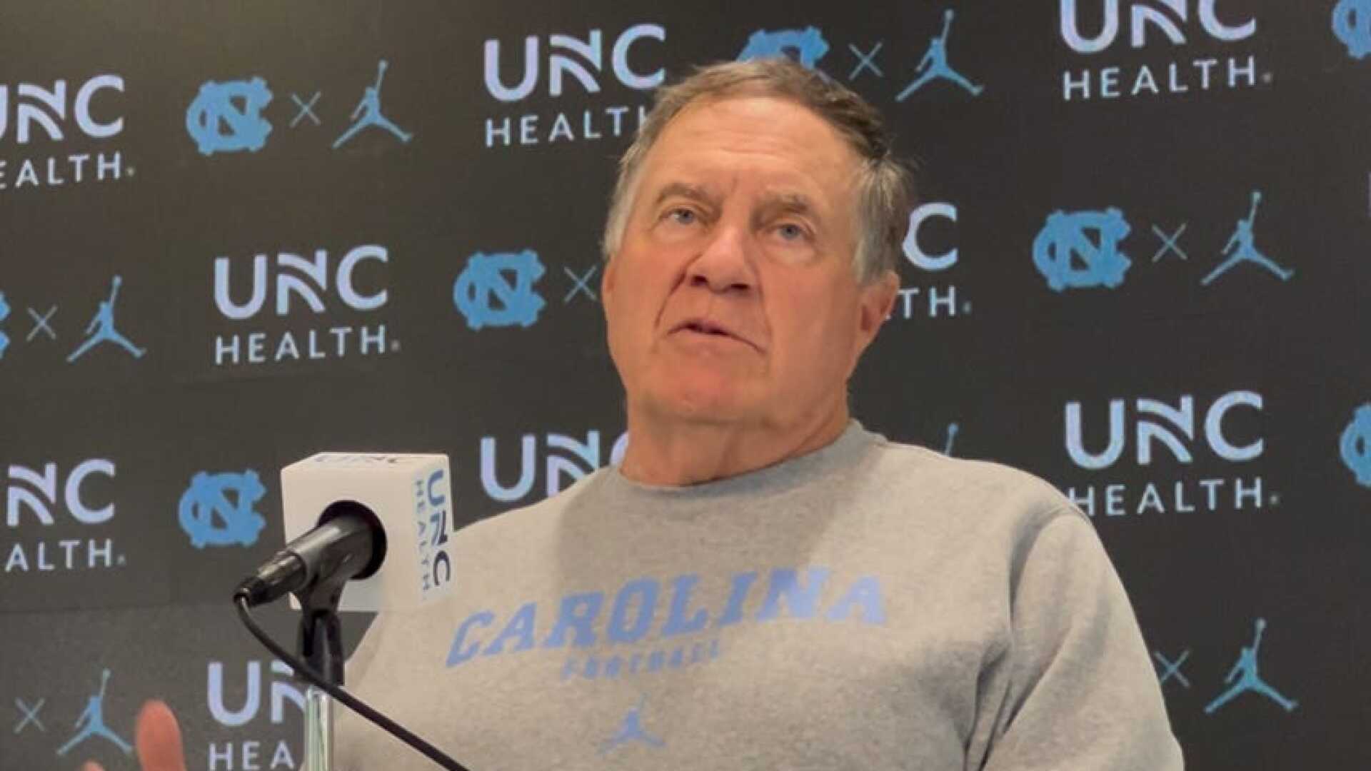 At UNC, Bill Belichick has used more "live" work than he'd ever seen in ...