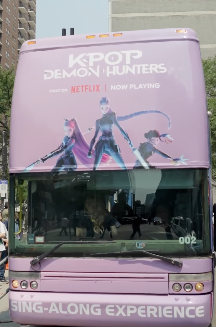 KPOP DEMON HUNTERS SING-ALONG BUS, NYC