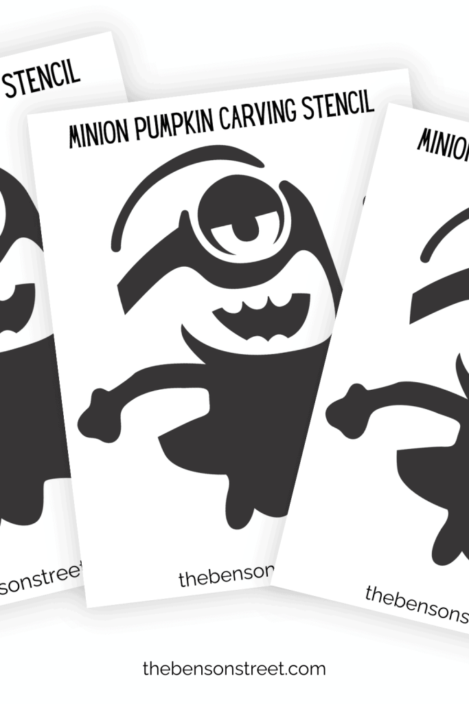 Free Minion Pumpkin Stencil Printable Carving Template