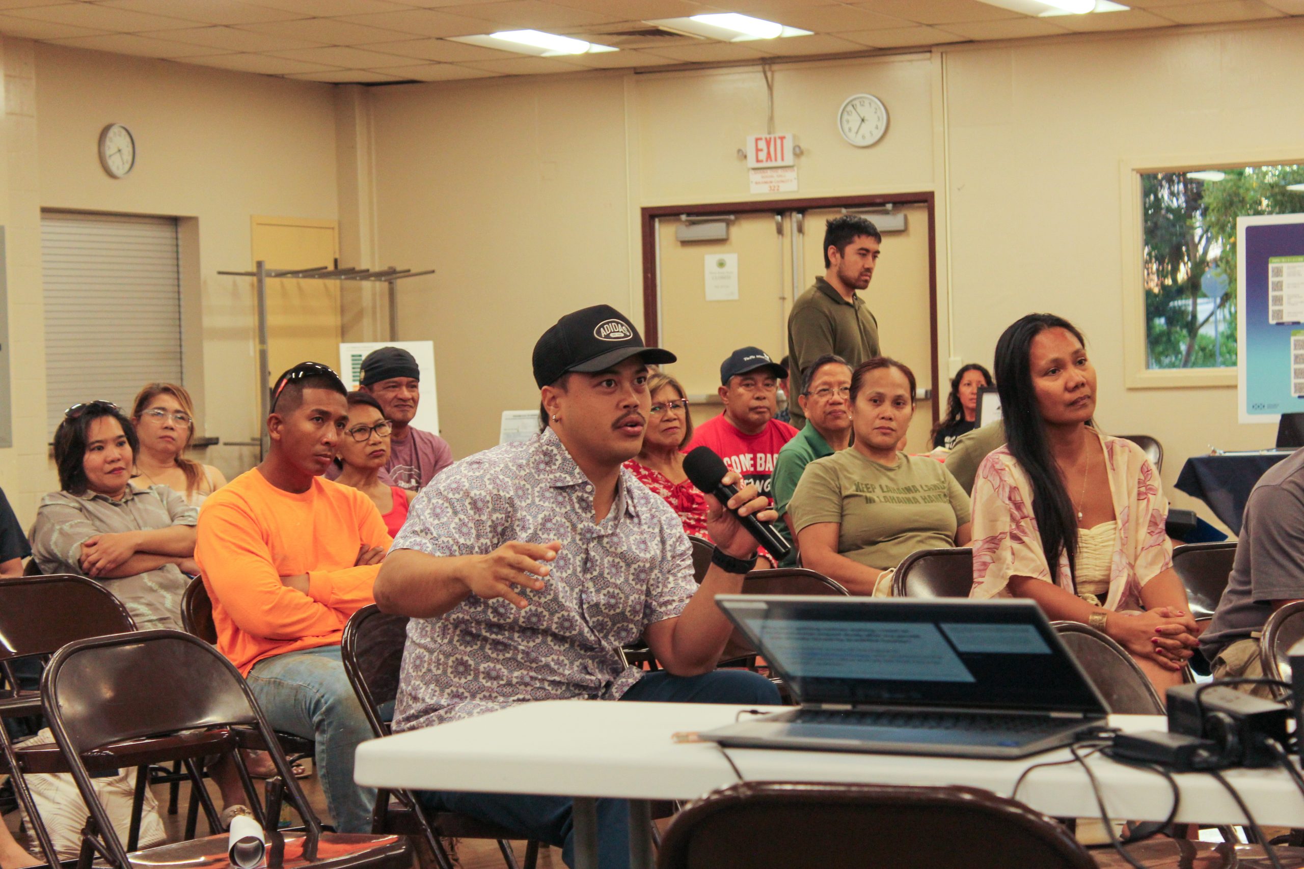 Filipino fire survivors feel seen in first town hall