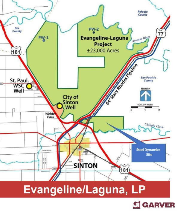 What is the status of new groundwater supplies for Corpus Christi? We ...