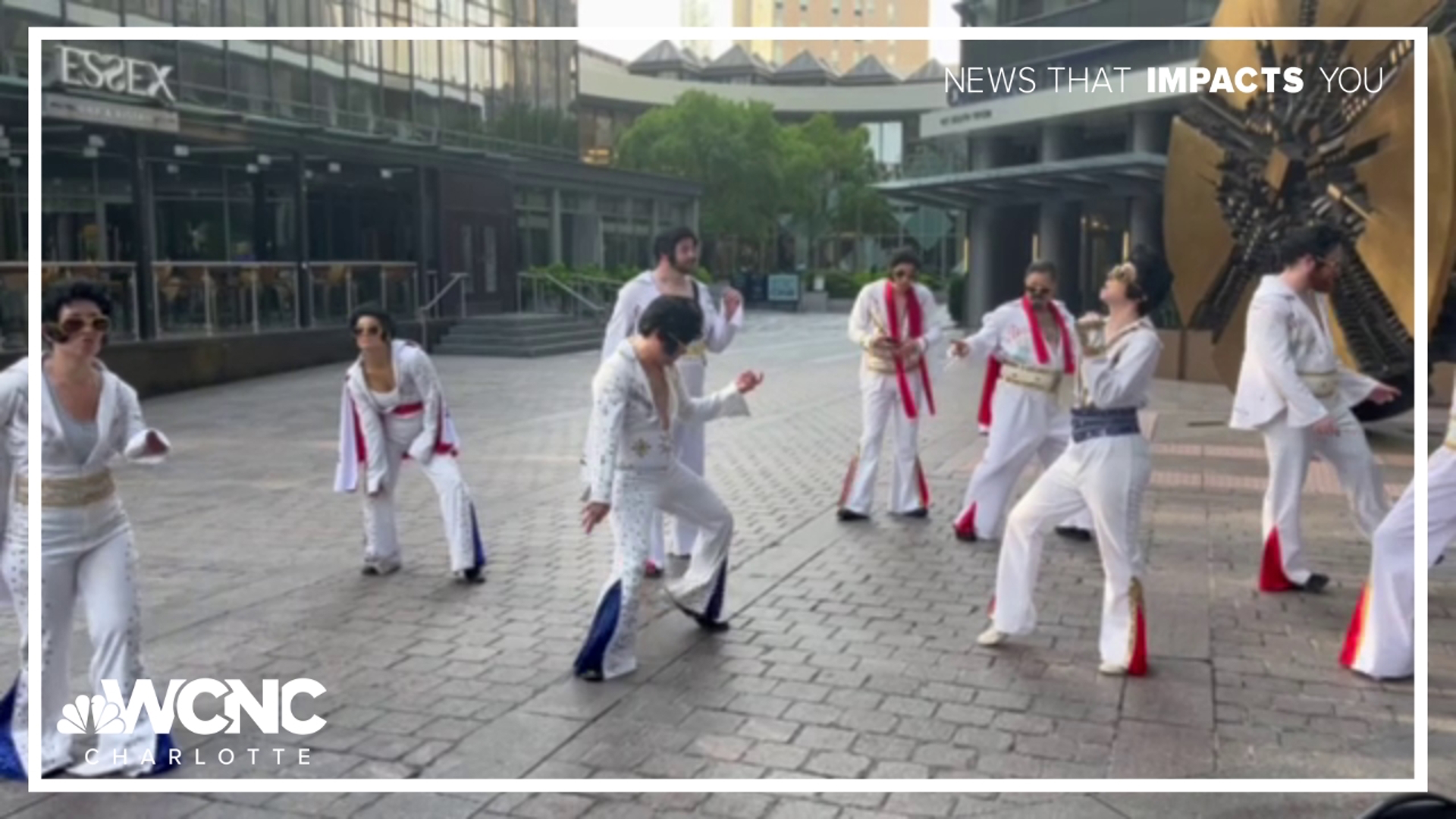 Seven Elvis impersonators take over uptown Charlotte in surprise ...