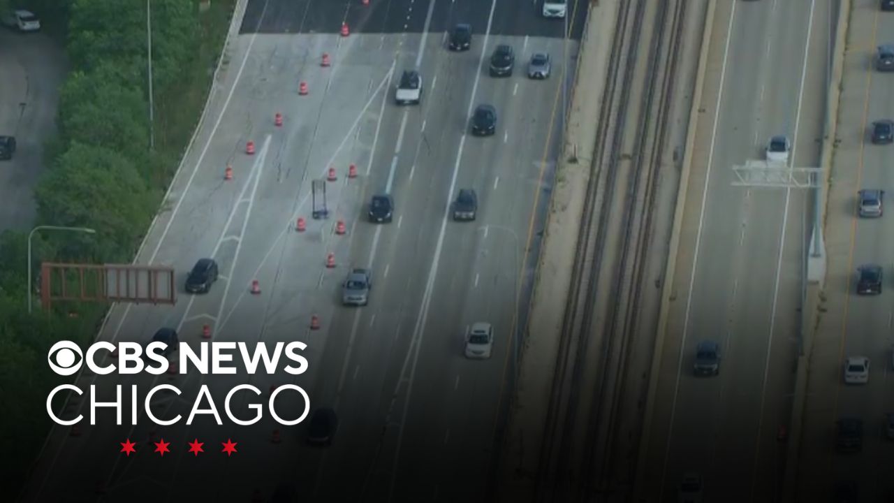 All outbound Kennedy Expressway lanes from Pulaski to Edens junction to ...