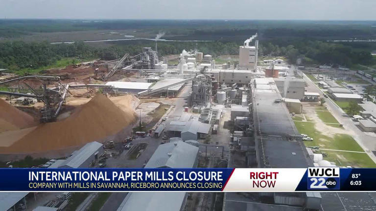 International Paper shutting down Savannah, Riceboro mills, impacting ...