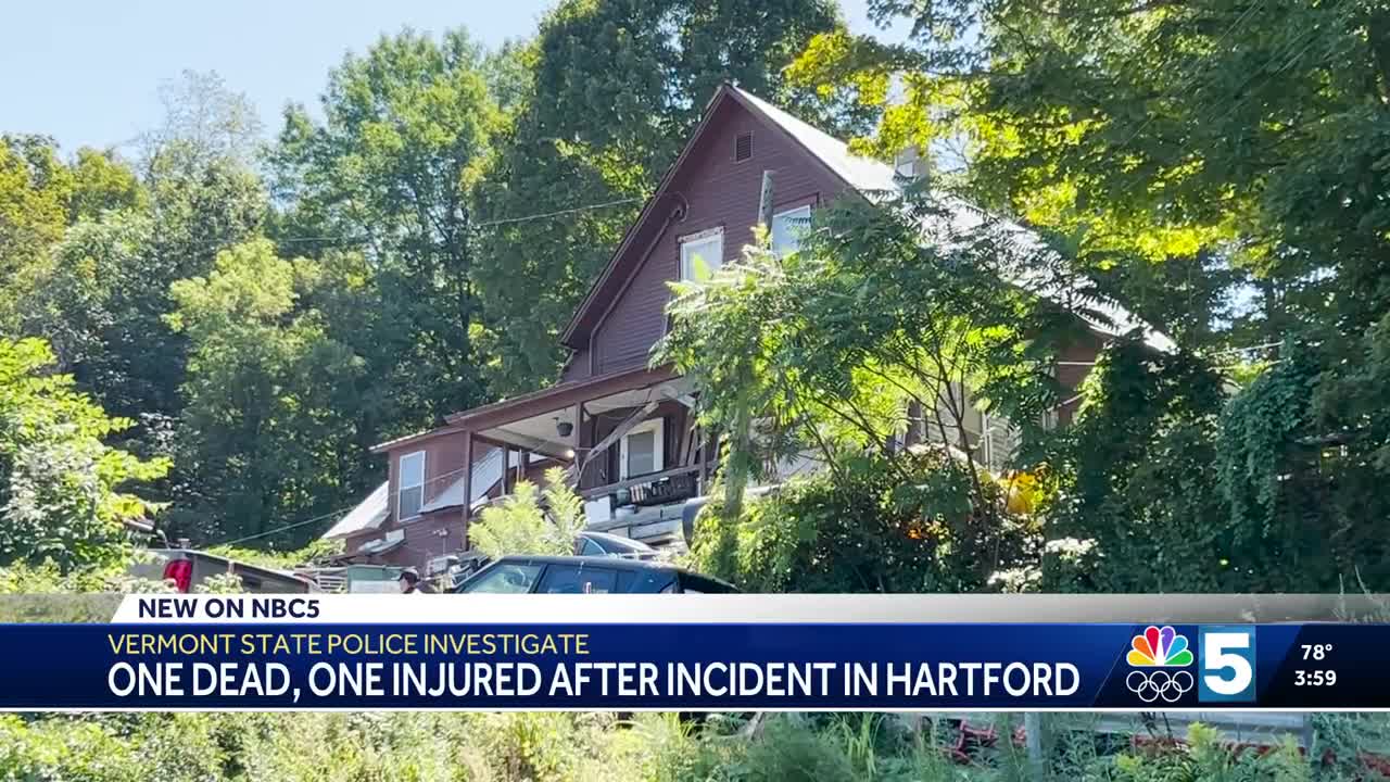 One dead, one injured in Hartford, Vermont incident, police say