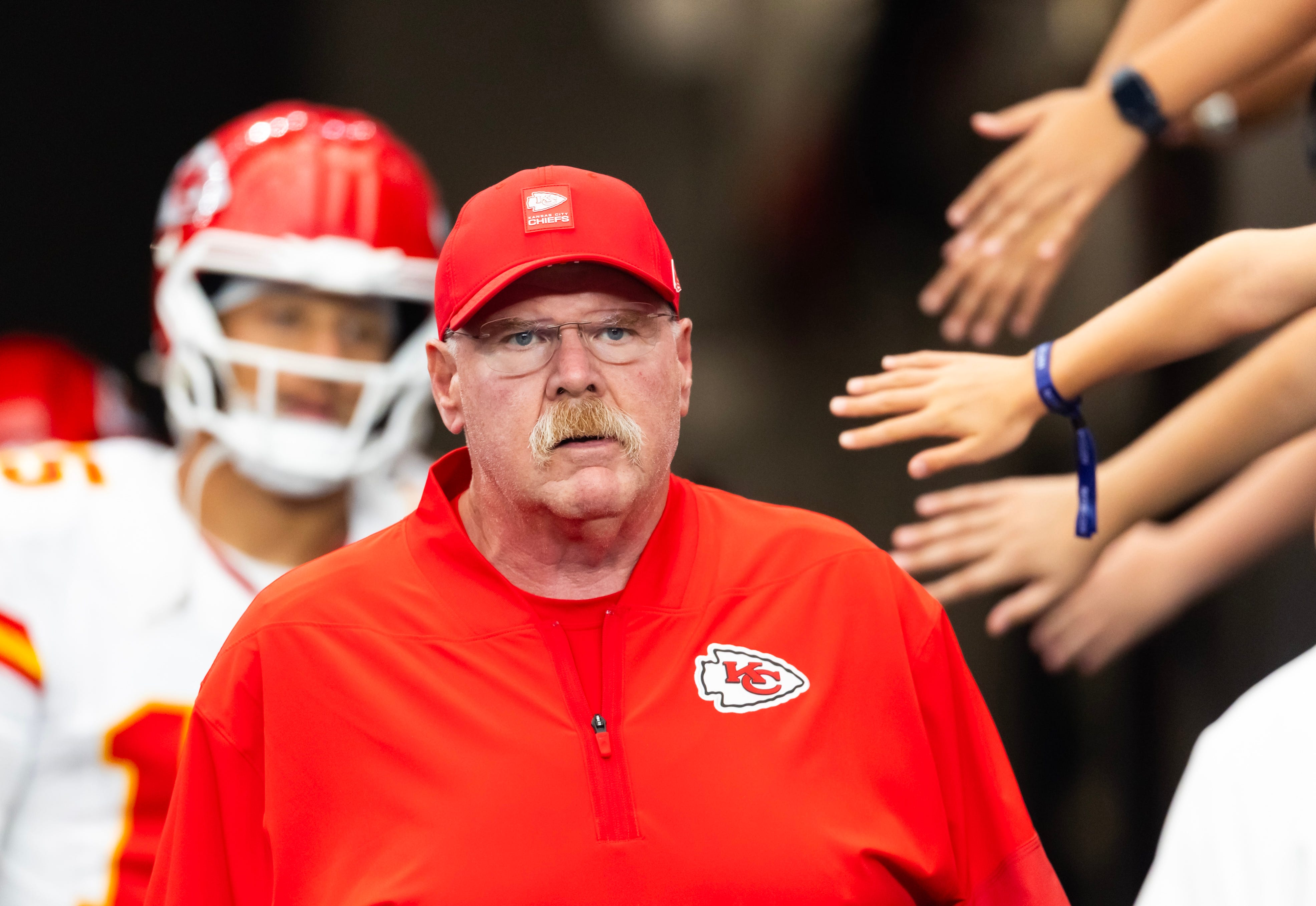 Bullet was fired into Chiefs coach Andy Reid's office in May 2024 while ...