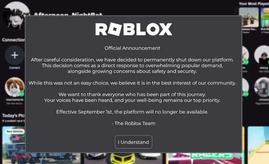 Roblox Shutdown Rumors Explained: Is company closing down on September ...