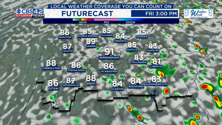 Hot with scattered storms on Friday, Lower humidity and cooler ...