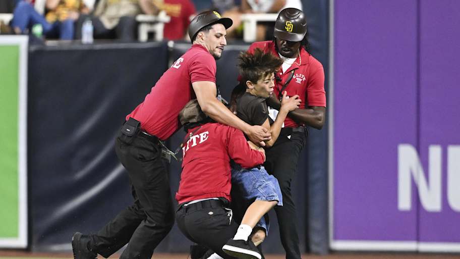 Kid tackled at Padres game brags about storming field, then post gets ...