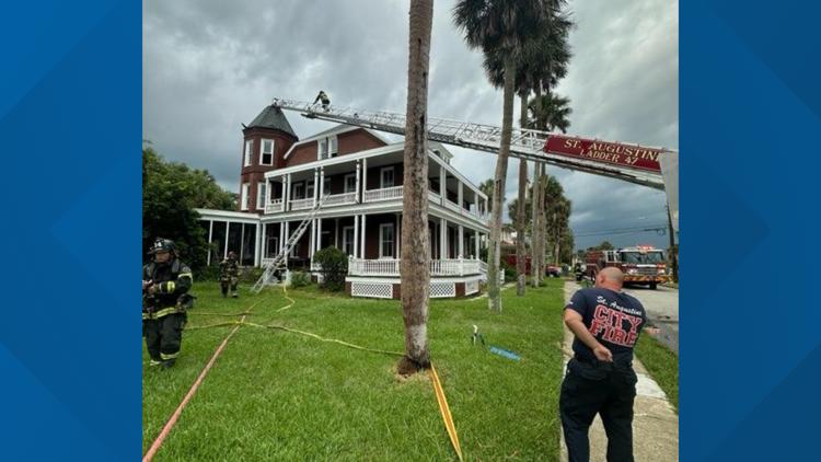 Fire at historic St. Augustine mansion built in the '80s, damage ...