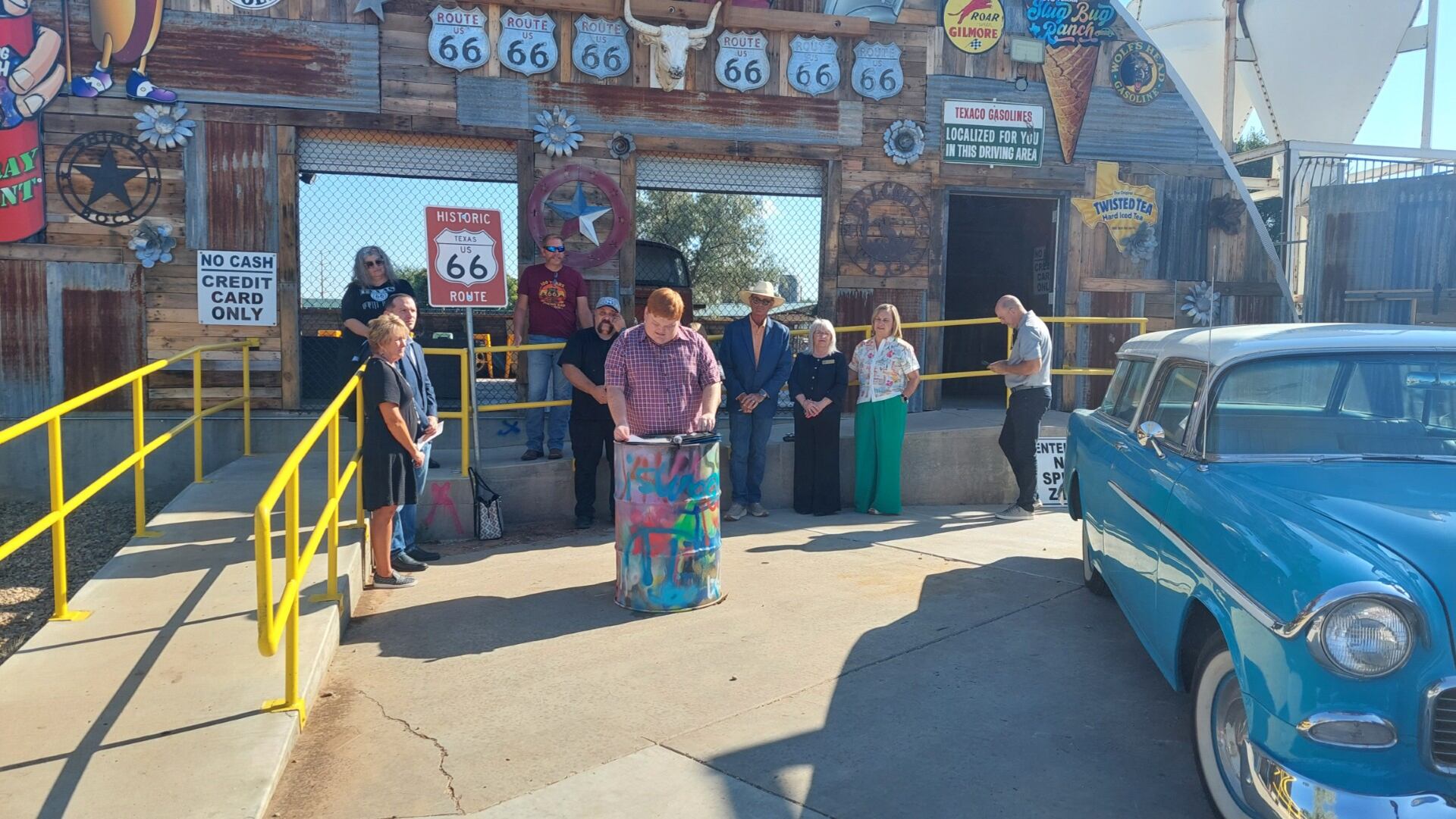 ‘So much history left’: Organizations launch Panhandle Route 66 signage ...