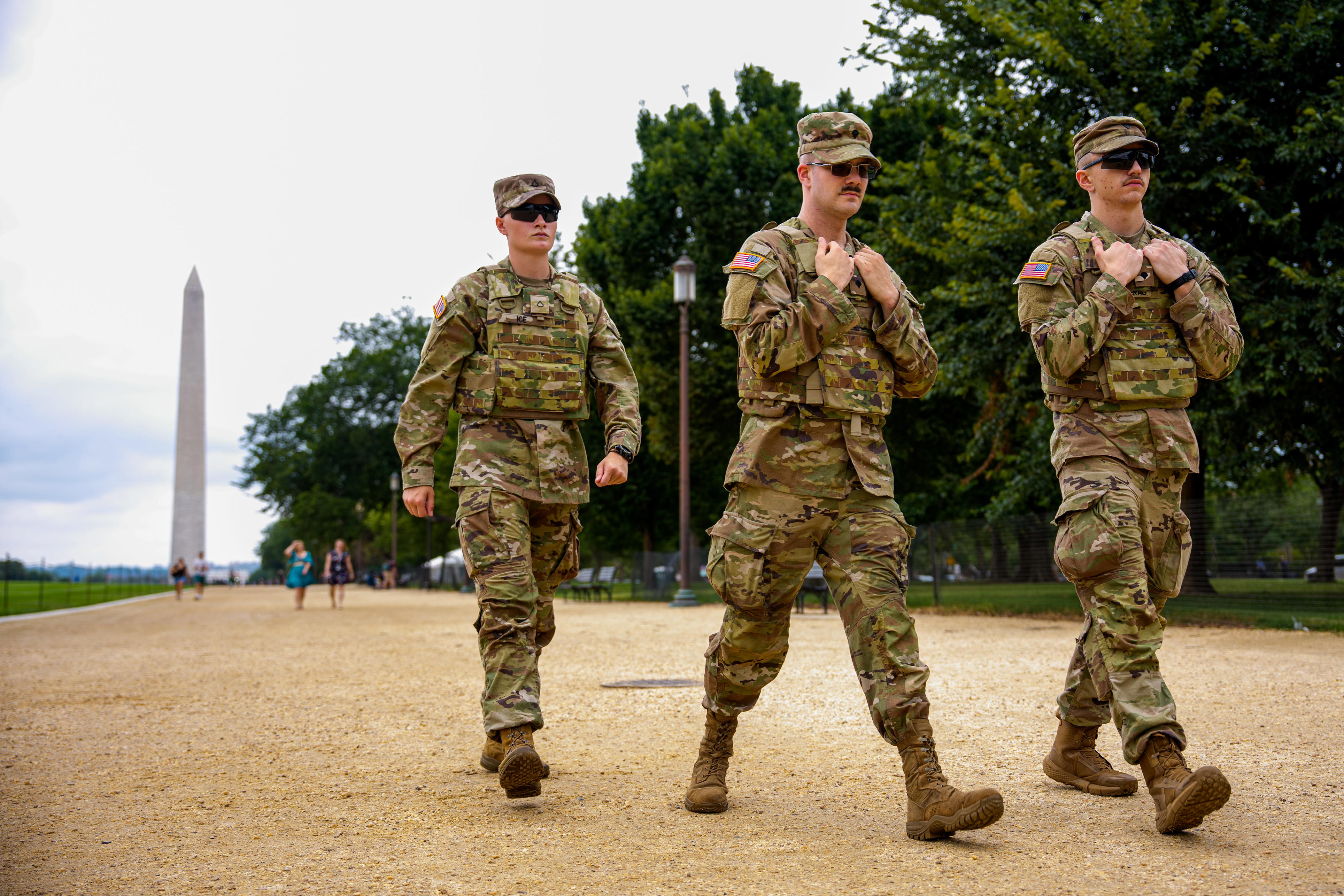 President Trump says he will patrol DC streets with police, military on ...