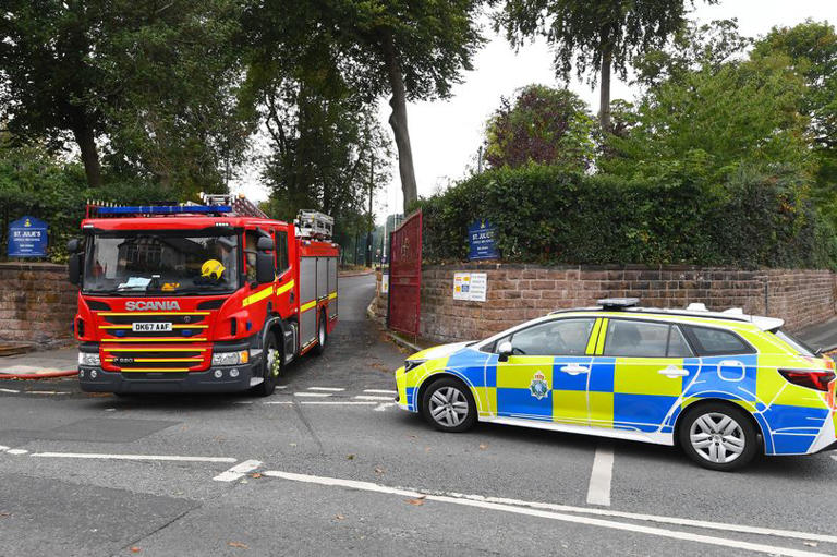 'Concern for risk to school' as Woolton Hall fire burned through night