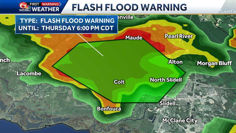 Parts of the Northshore are under a Flash Flood Warning. Here's what ...