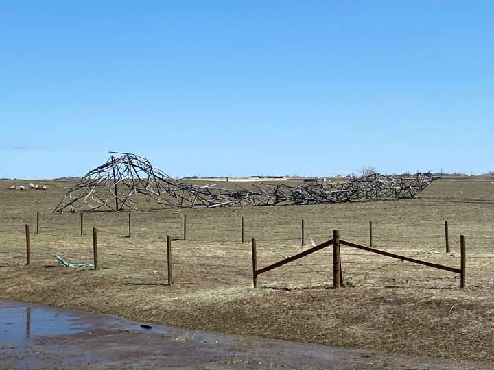Highway 1 reopens after damaging storm hits Brooks area