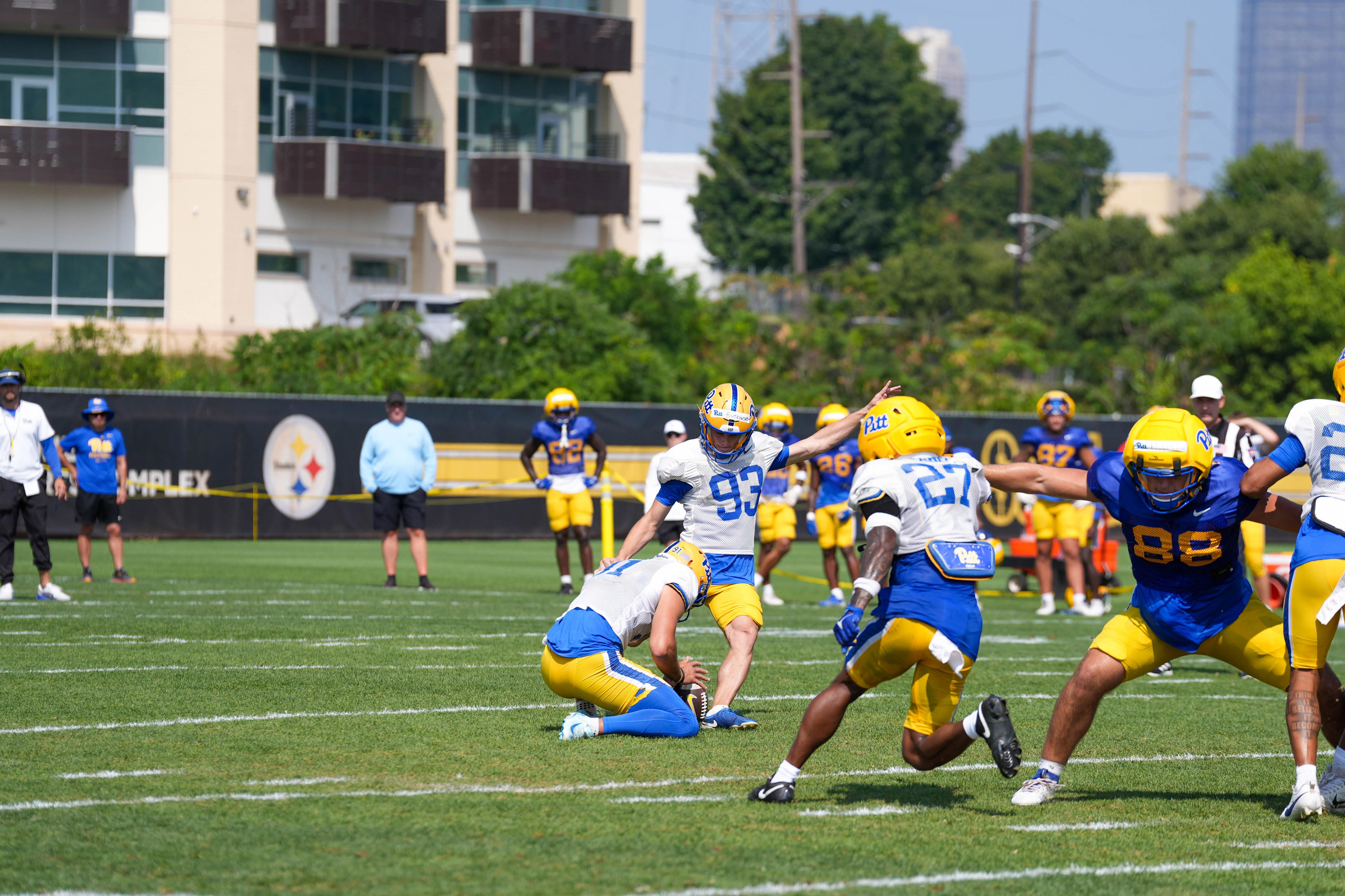 True freshman former soccer player Pitt’s new kicker