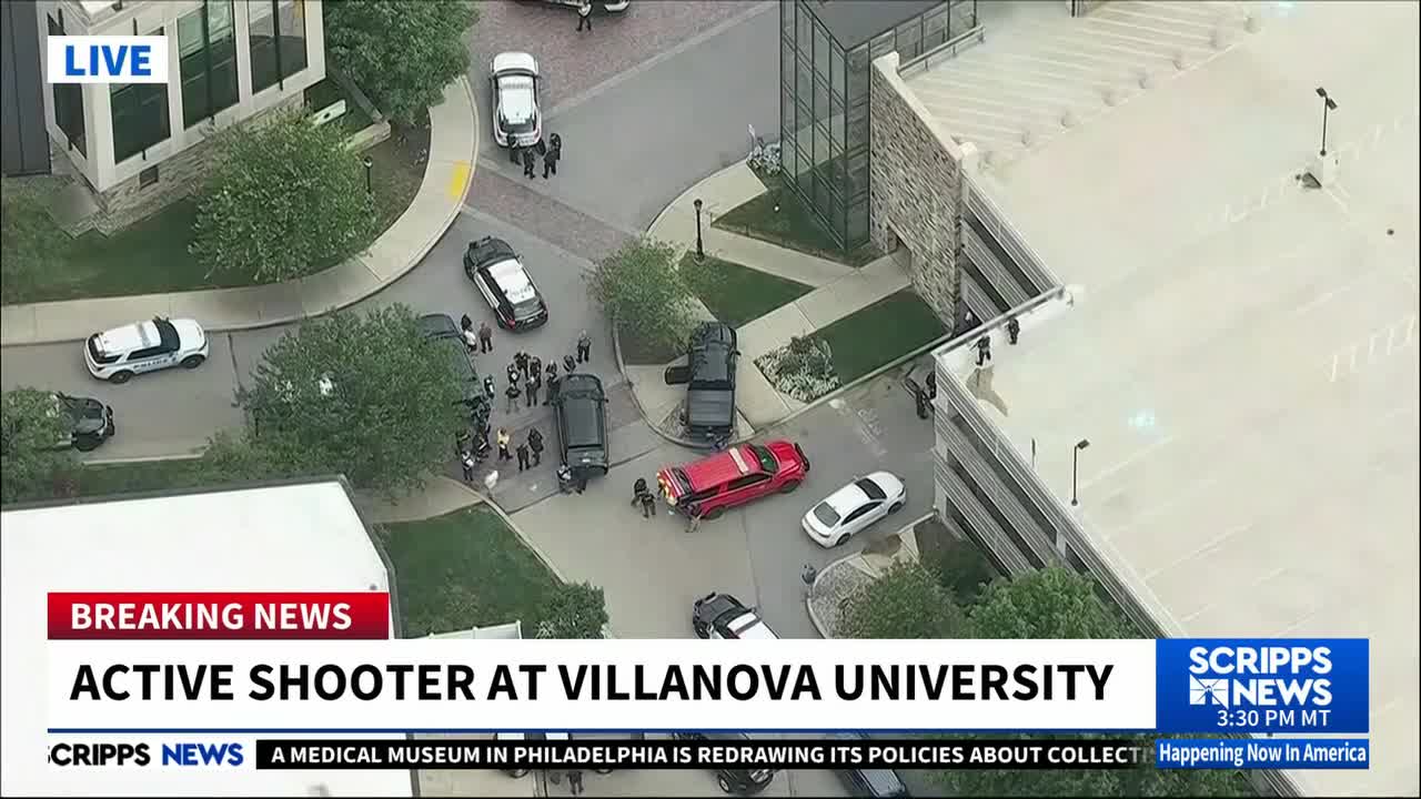 Police respond to report of active shooter at Villanova University