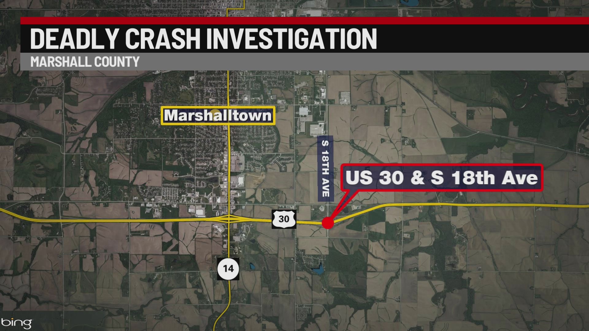 Driver died in Marshalltown rollover accident on Highway 30