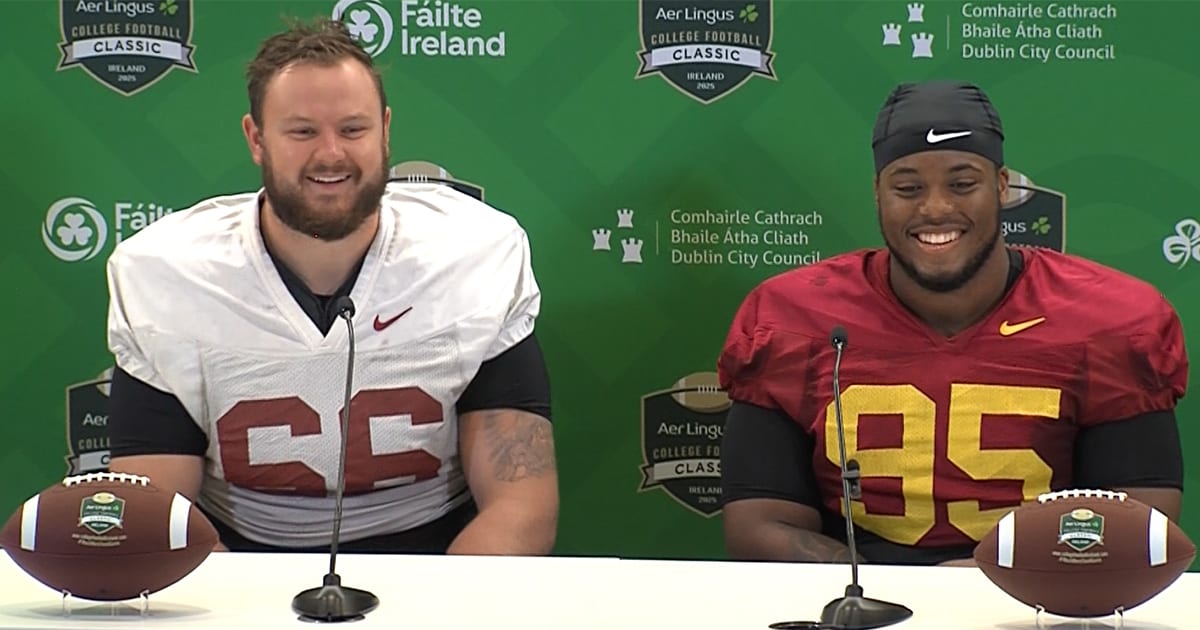 Iowa State linemen Tyler Miller, Domonique Orange talk Dublin arrival