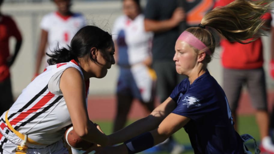 Photos: Vista del Lago vs. Cordova in California JV high school flag ...
