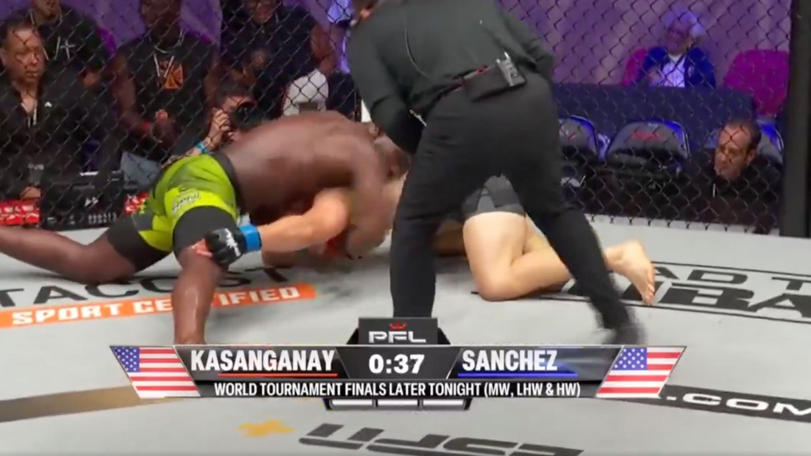 Impa Kasanganay Scores Stunning Third-Round Knockout Win Over Andrew ...