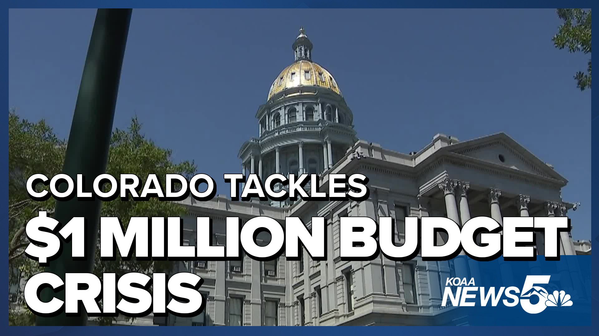 Day one done: Colorado tackles $1 billion budget crisis in emergency ...