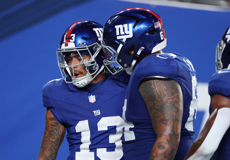New York Giants opted not to trade WR Jalin Hyatt, now he sits on the bench