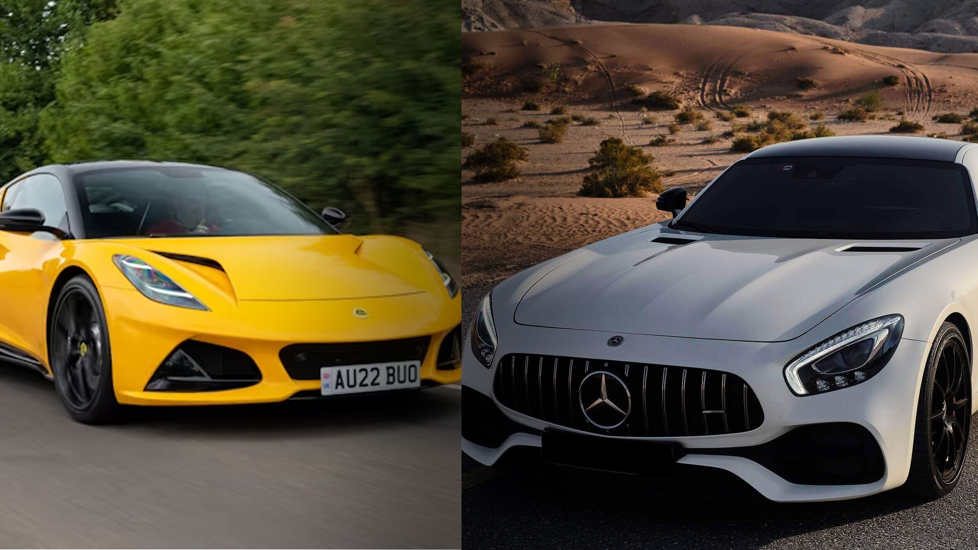 Lotus Emira vs Mercedes AMG GT S