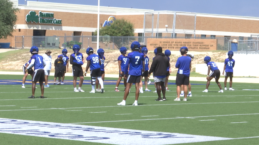 VIDEO: Angelo State Rams football practice, August 21, 2025