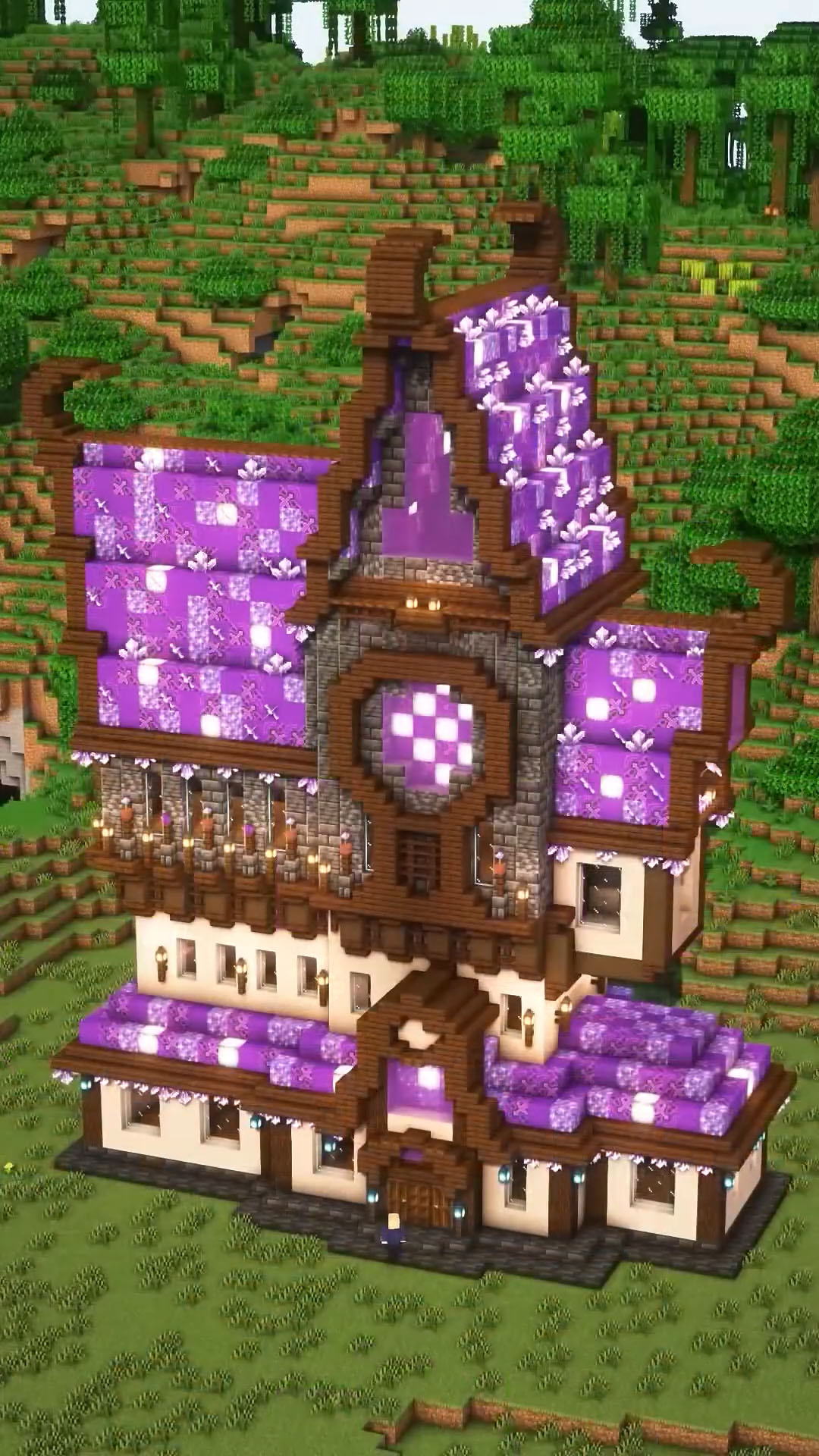 Fantasy House Build in Minecraft