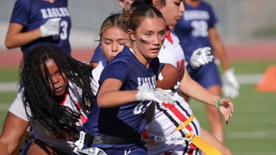 Photos: Vista del Lago vs. Cordova in California JV high school flag ...